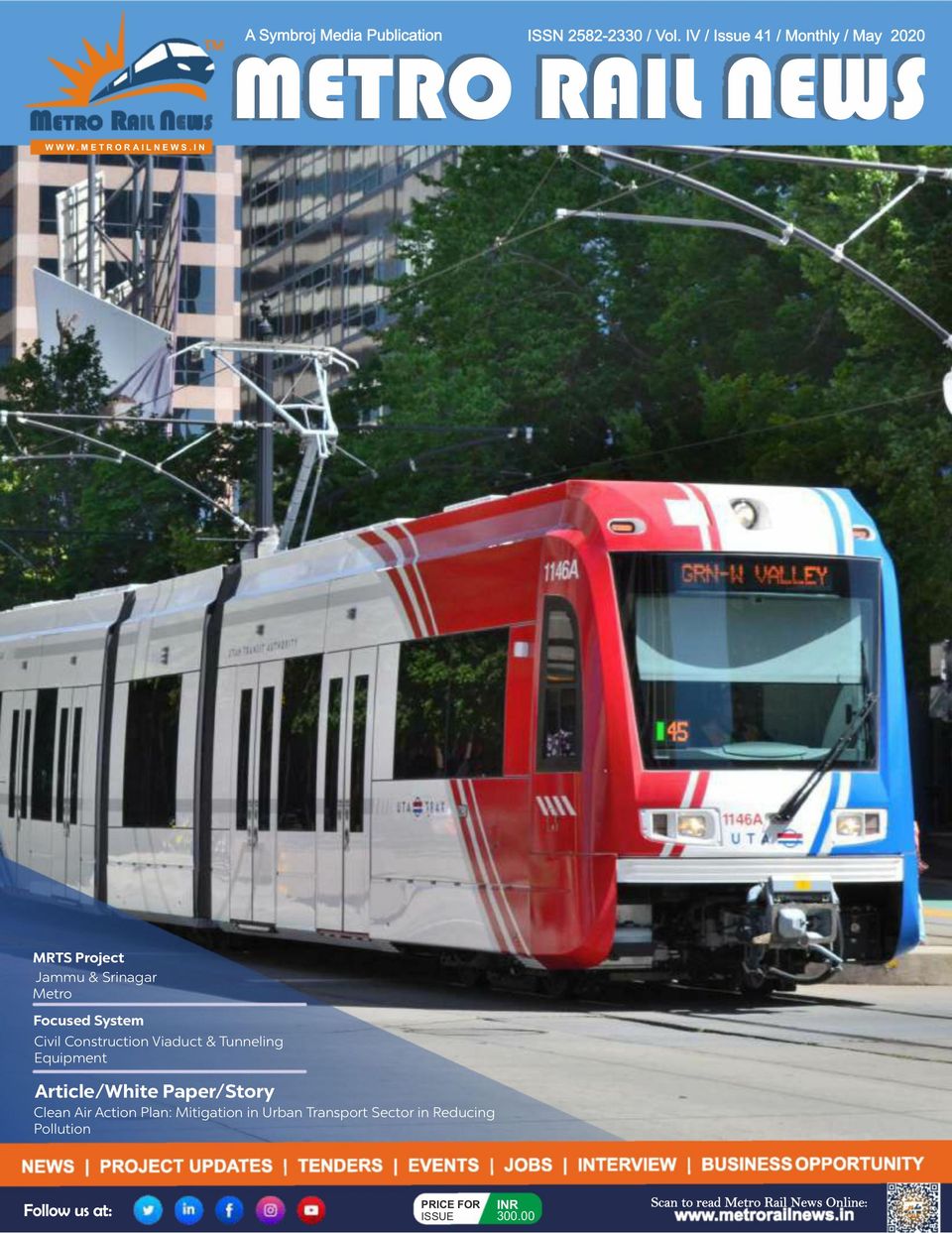 Get digital access to Metro Rail News - May 2020 issue | Magzter.com