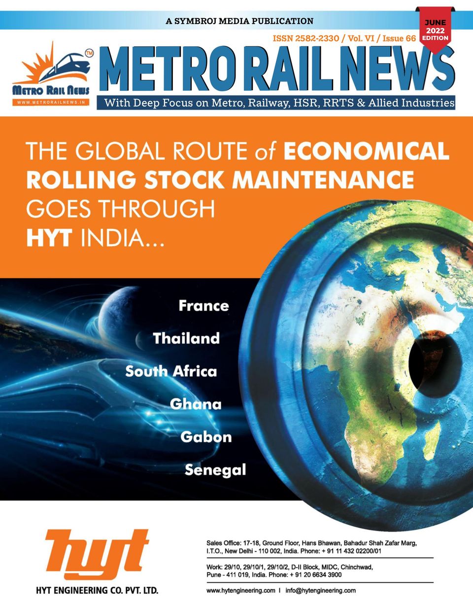 Get digital access to Metro Rail News - June 2022 issue | Magzter.com