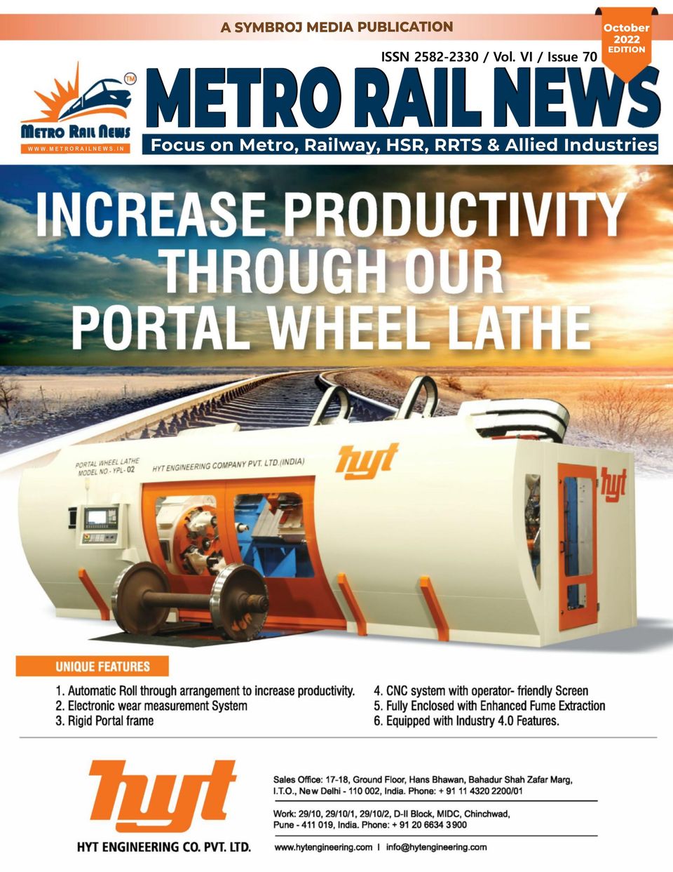 Get digital access to Metro Rail News - October 2022 issue | Magzter.com