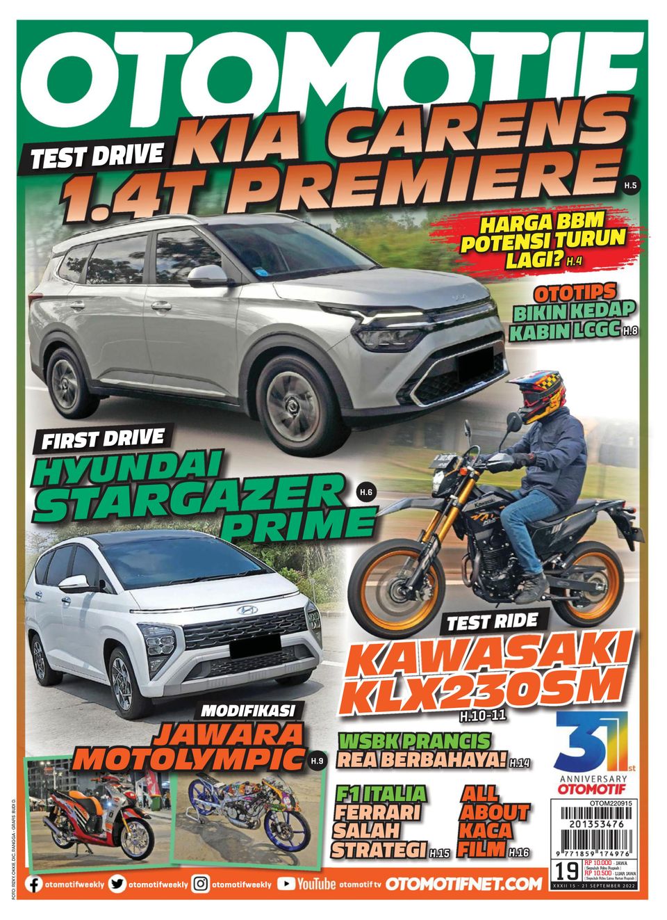 Otomotif-September 15, 2022 Magazine - Get your Digital Subscription