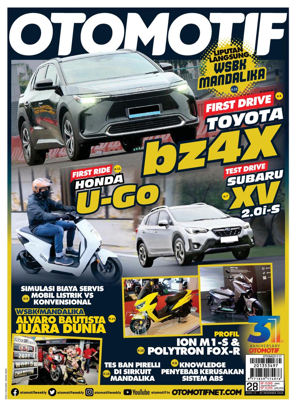 Get digital access to Otomotif - November 17, 2022 issue | Magzter.com