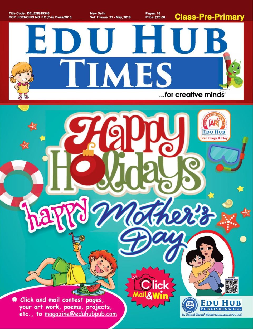 Get digital access to Edu Hub Times Pre Primary - May 2018 issue | Magzter.com