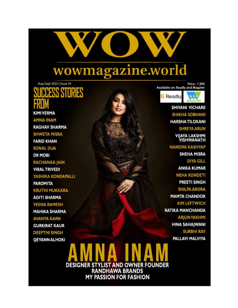 Get digital access to WOW Magazine - August - September 2022, Issue 34 ...