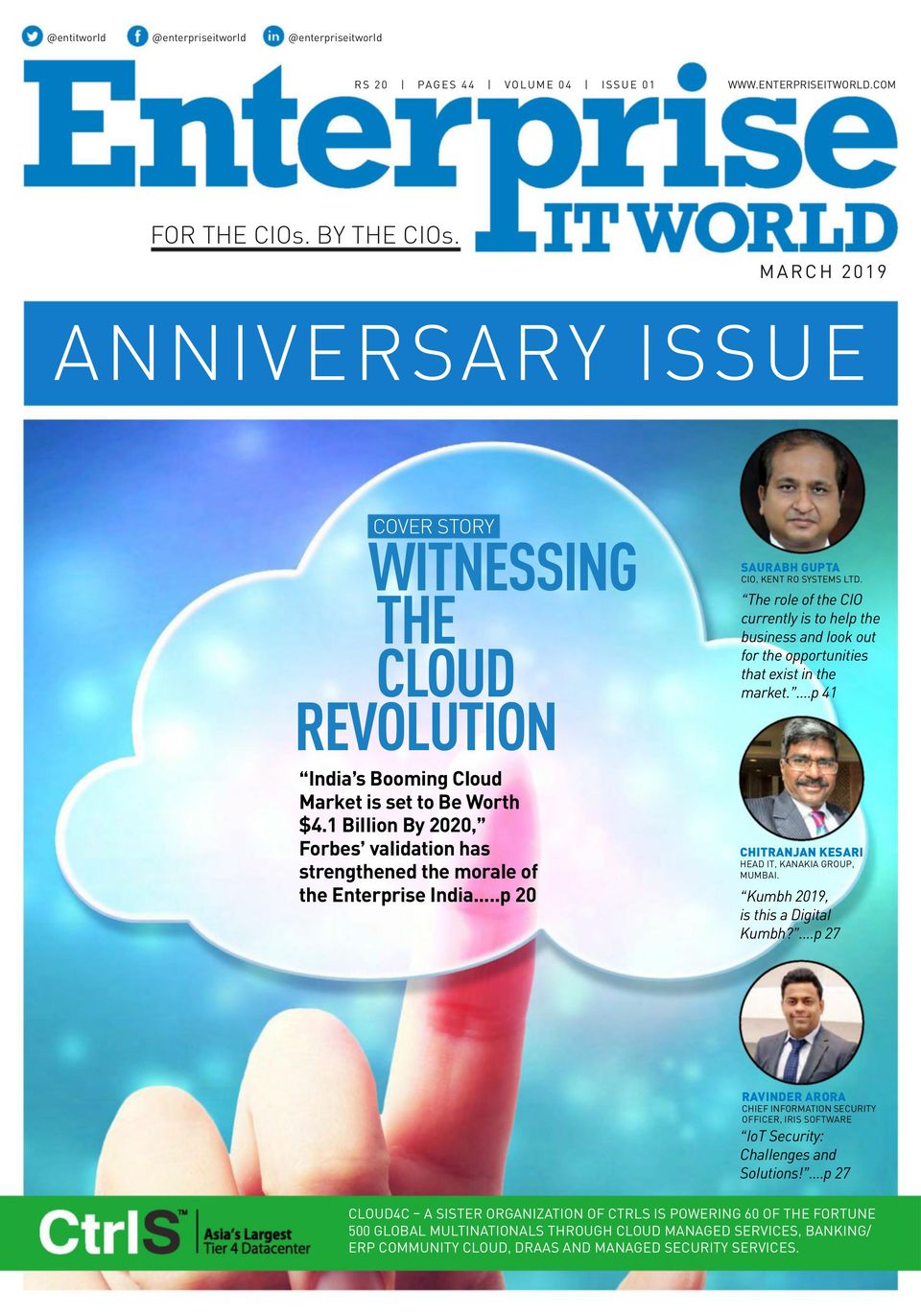 Enterprise IT World-March 2019 Magazine - Get your Digital Subscription