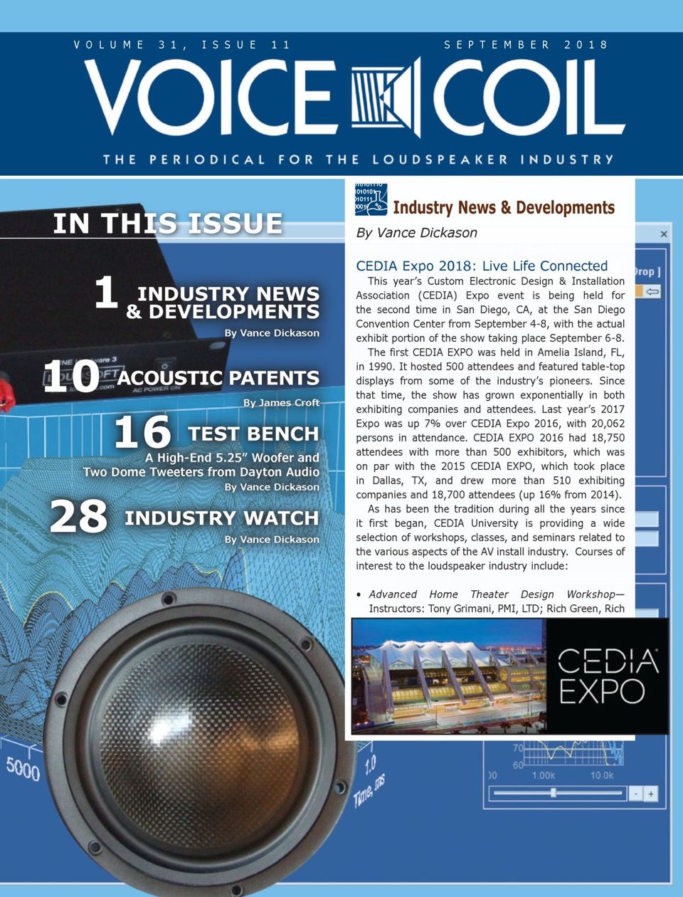 Voice Coil-September 2018 Magazine - Get your Digital Subscription