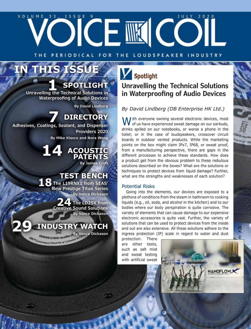 Get digital access to Voice Coil - July 2020 issue | Magzter.com