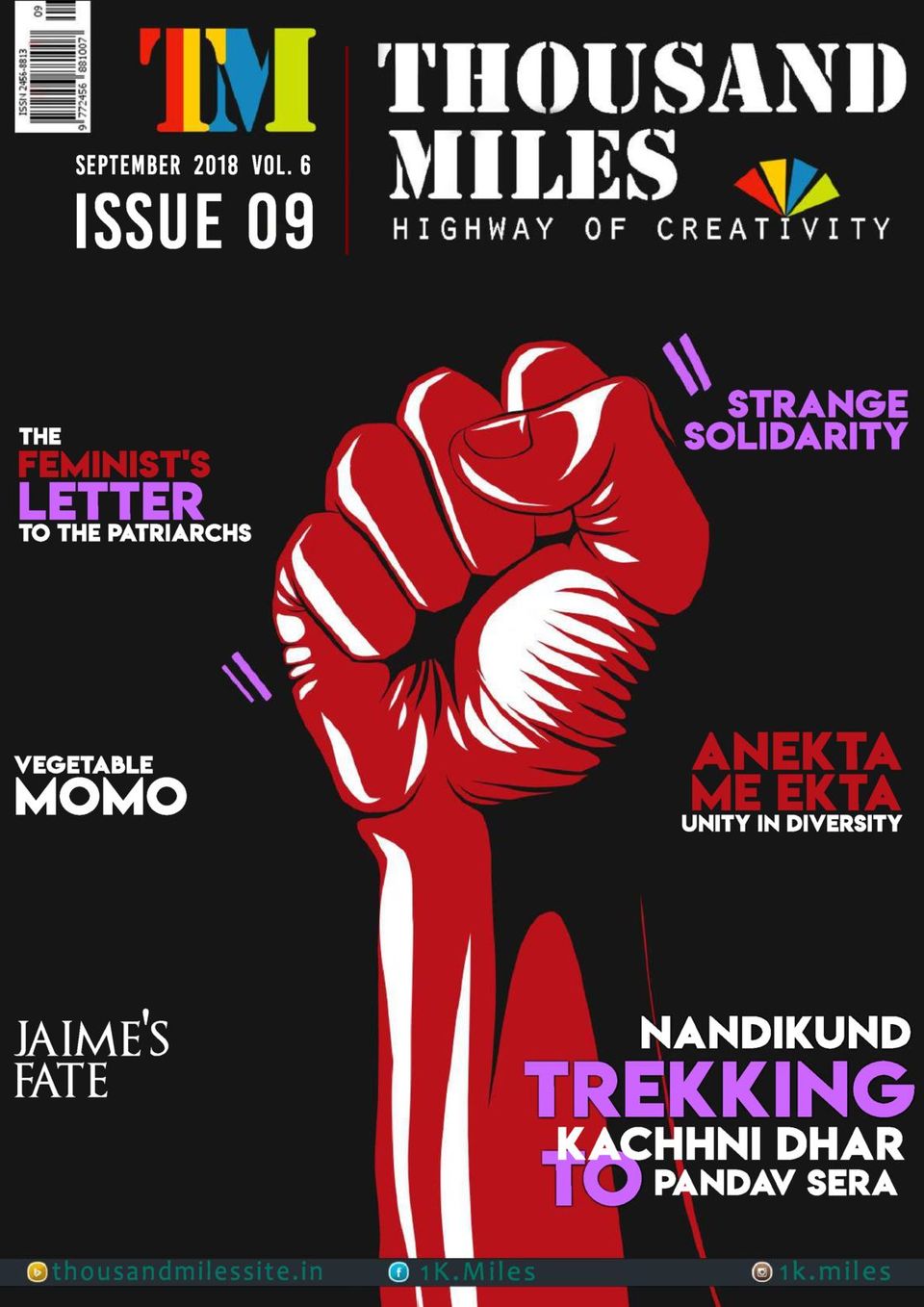 Get digital access to THOUSAND MILES - September 2018 issue | Magzter.com