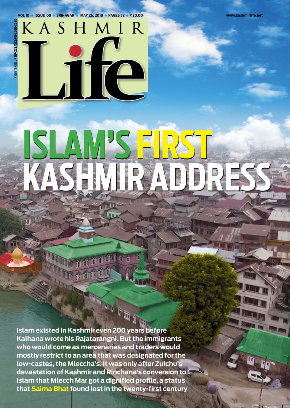 Kashmir Life-May 26, 2018 Magazine - Get your Digital Subscription