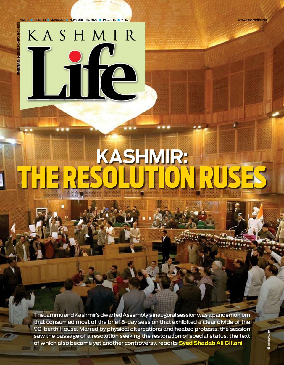 Get digital access to Kashmir Life - November 10-16,2024;KASHMIR:THE ...