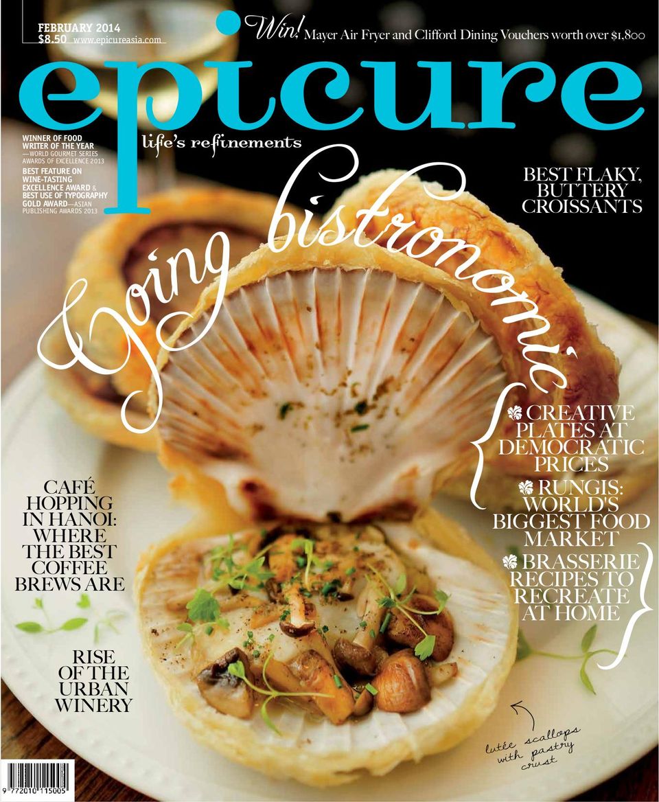 Get digital access to Epicure Singapore - February 2014 issue | Magzter.com
