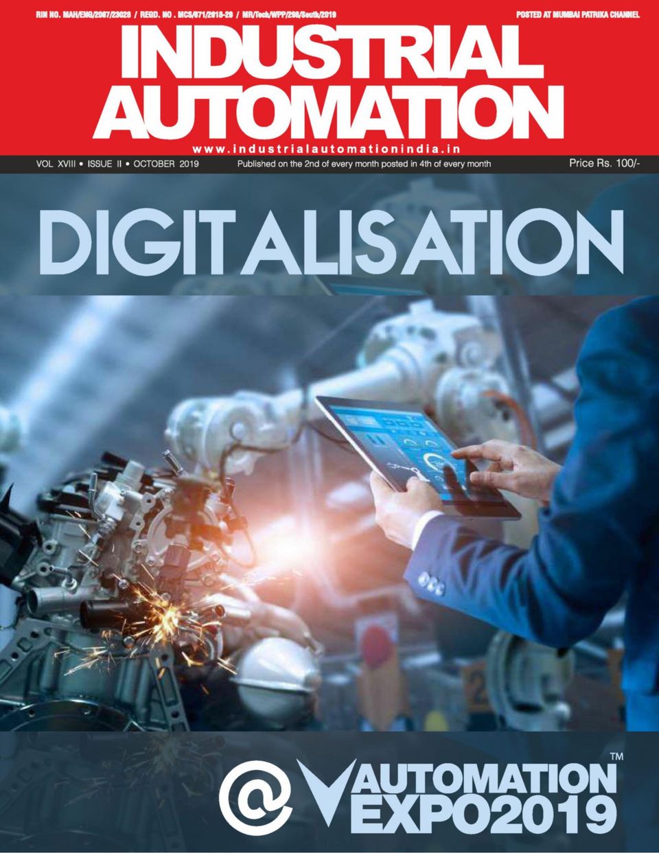 INDUSTRIAL AUTOMATION-October 2019 Magazine - Get your Digital Subscription