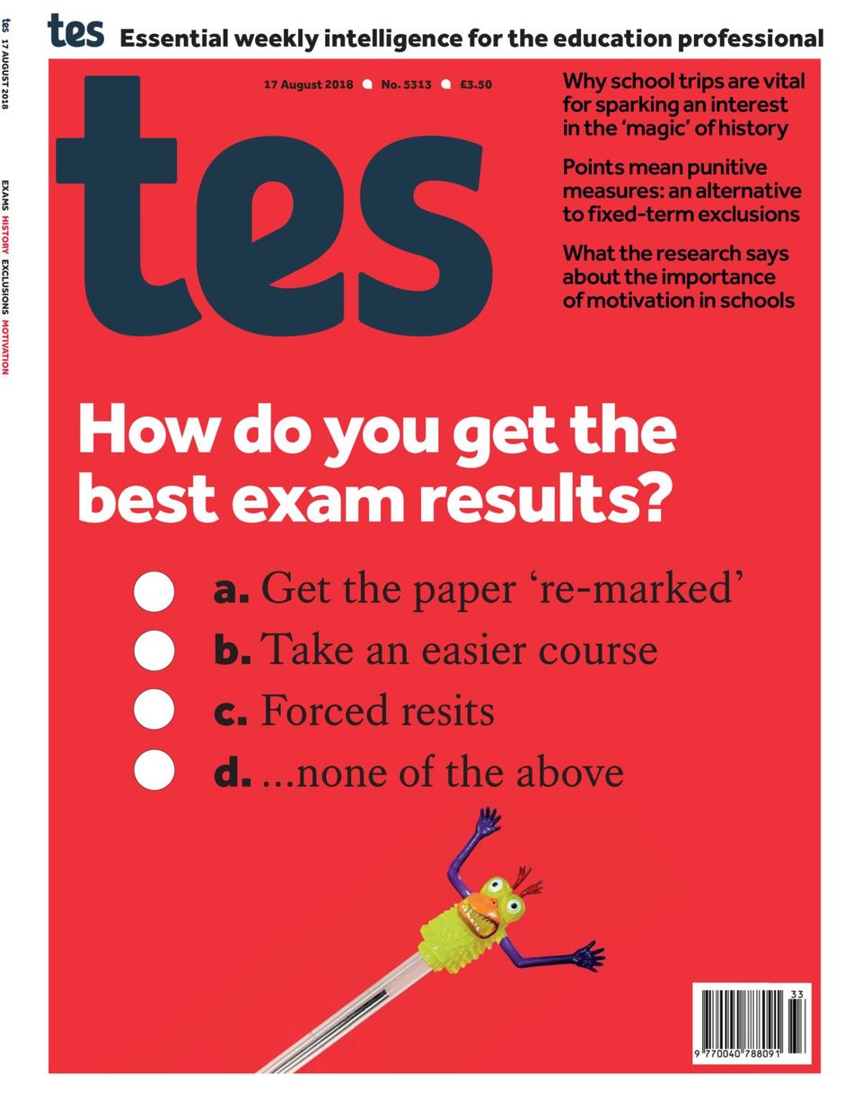 Get digital access to TES - August 17, 2018 issue | Magzter.com
