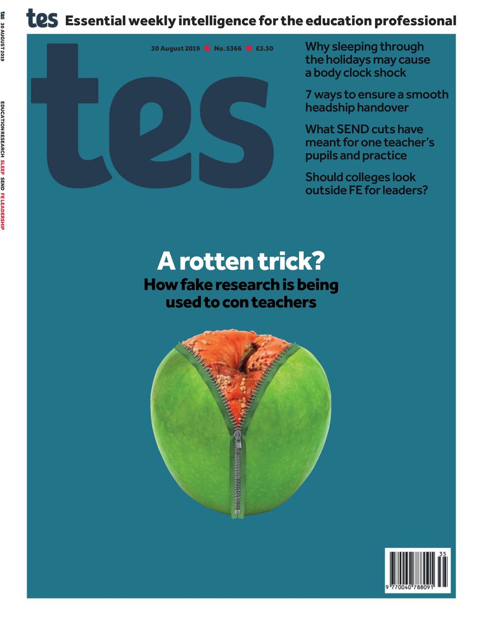 Get digital access to TES - August 30, 2019 issue | Magzter.com