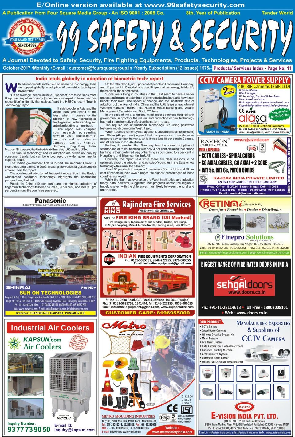 Get digital access to 99 Safety & Security - October 2017 issue ...