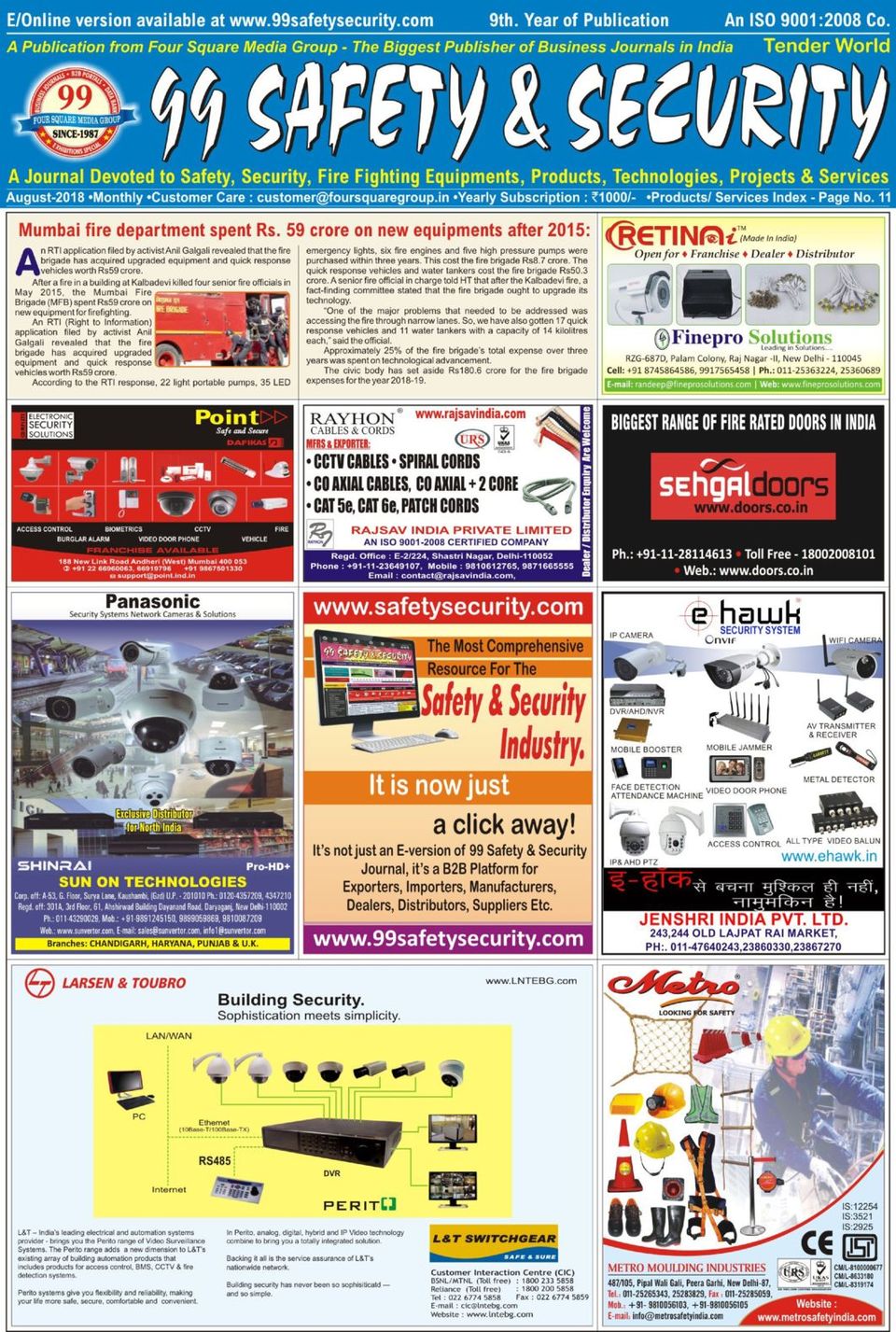 Get digital access to 99 Safety & Security Magazine | Magzter.com