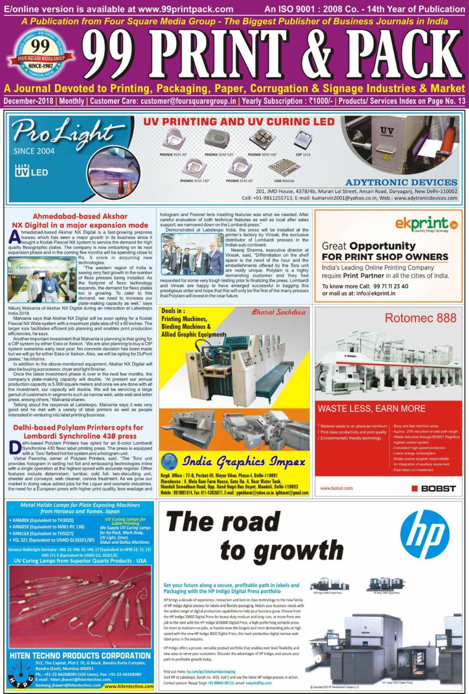 Get digital access to 99 Print & Pack Magazine | Magzter.com