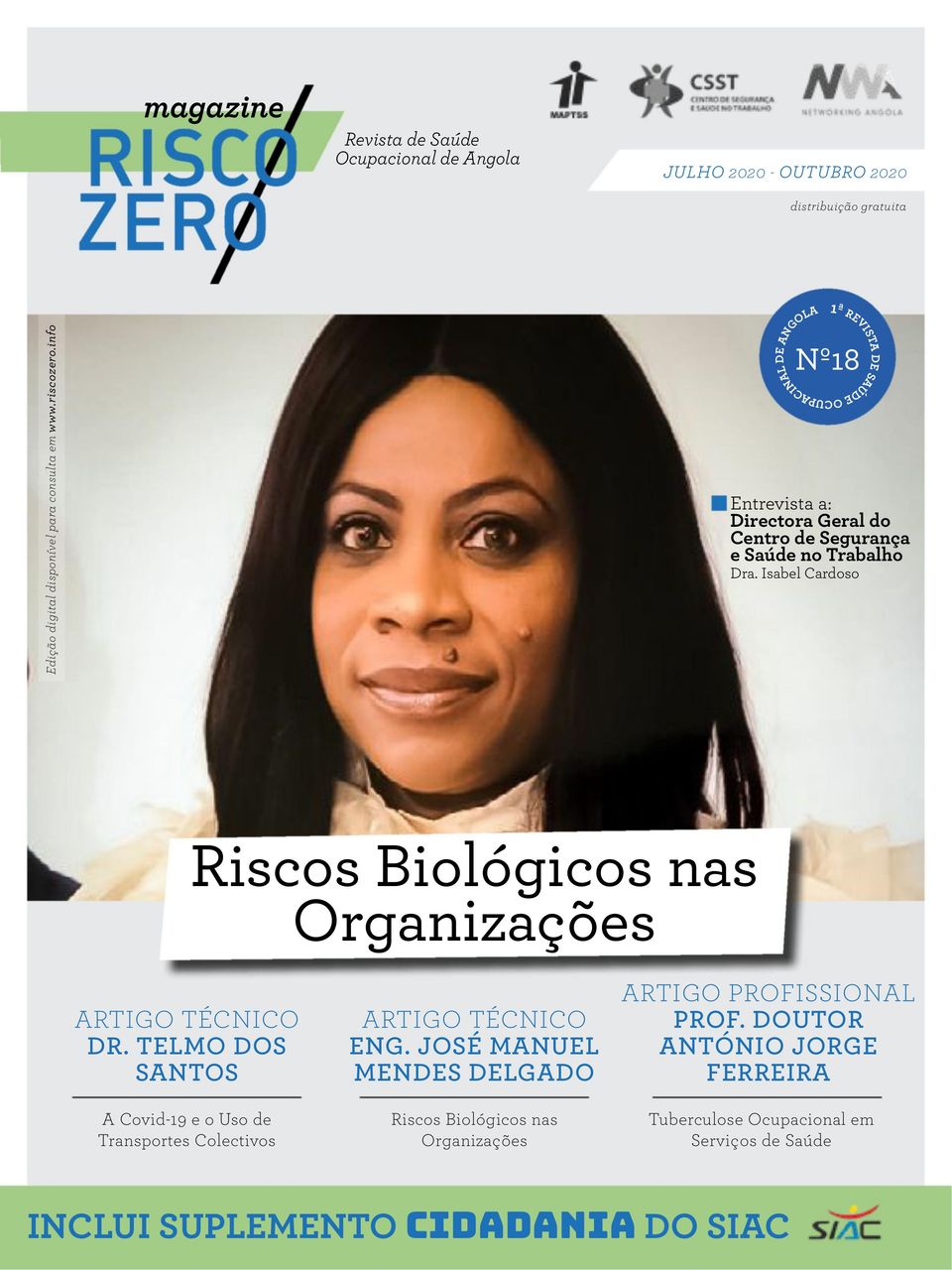 Get digital access to Magazine Risco Zero - Julho - Outubro 2020 issue | Magzter.com