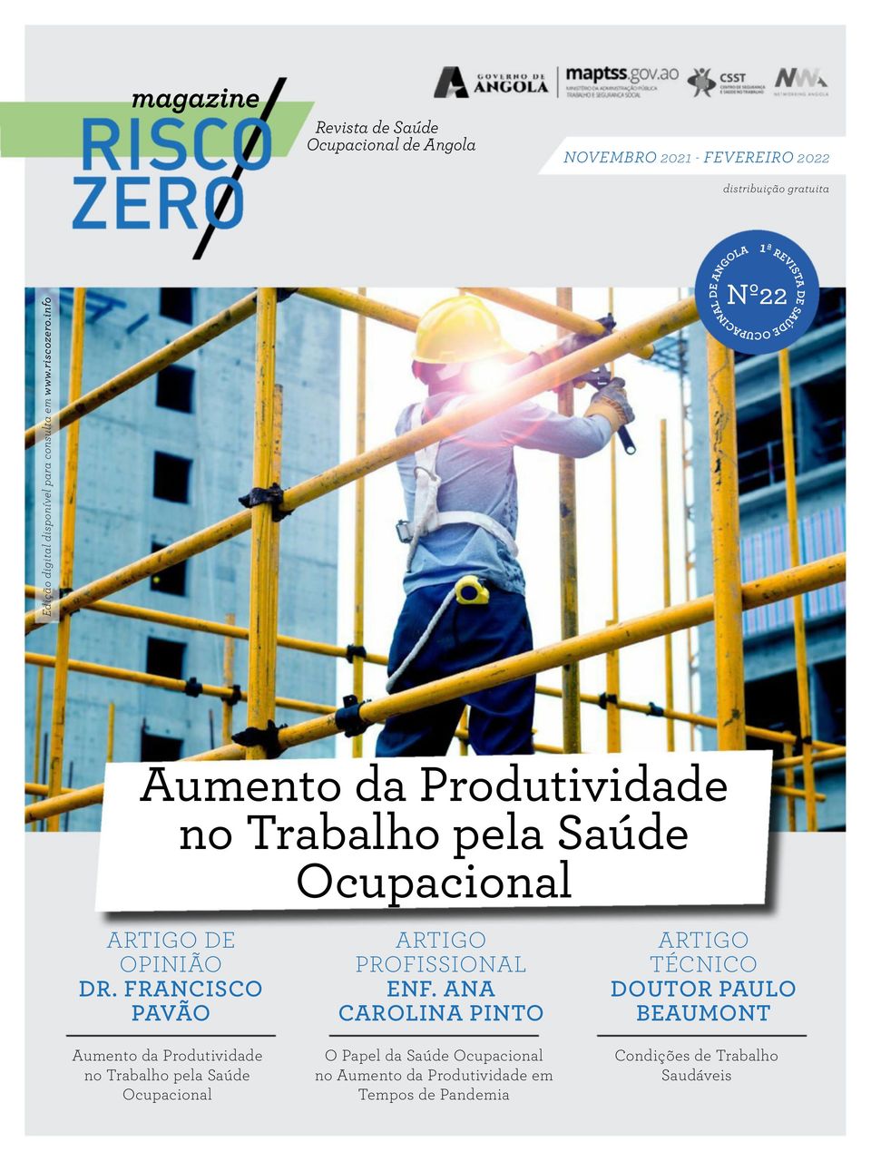 Magazine Risco Zero-Novembro 2021 - Fevereiro 2022 Magazine