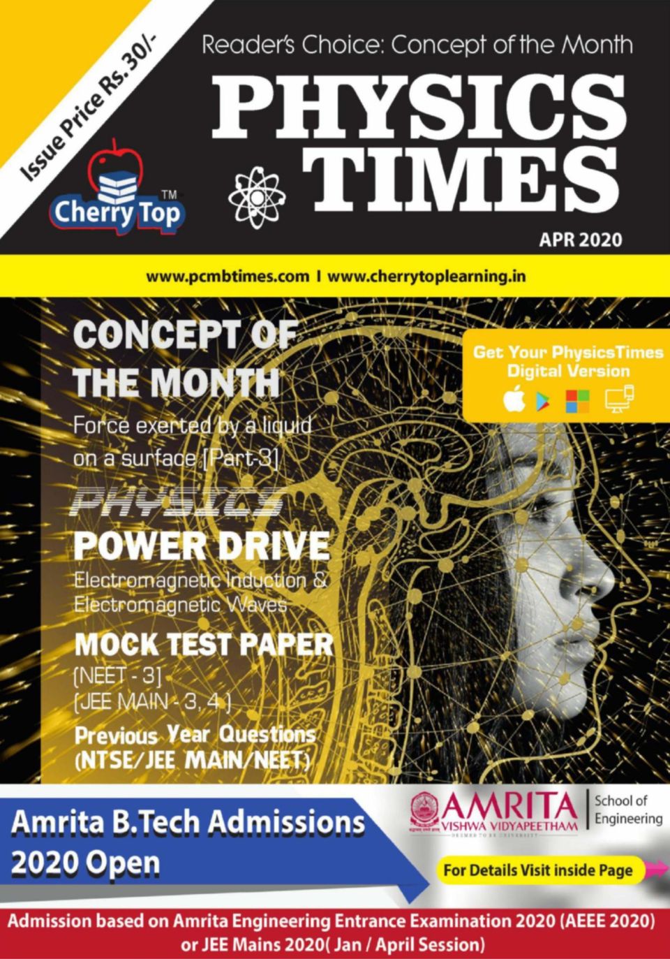 Get digital access to PHYSICS TIMES - April 2020 issue | Magzter.com