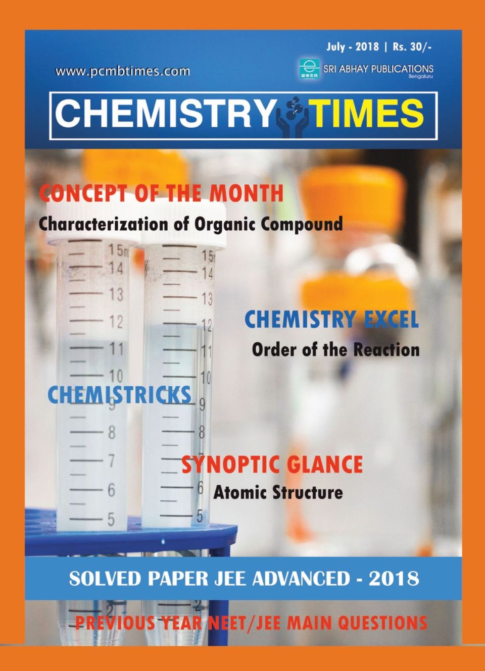 Get digital access to CHEMISTRY TIMES - July 2018 issue | Magzter.com