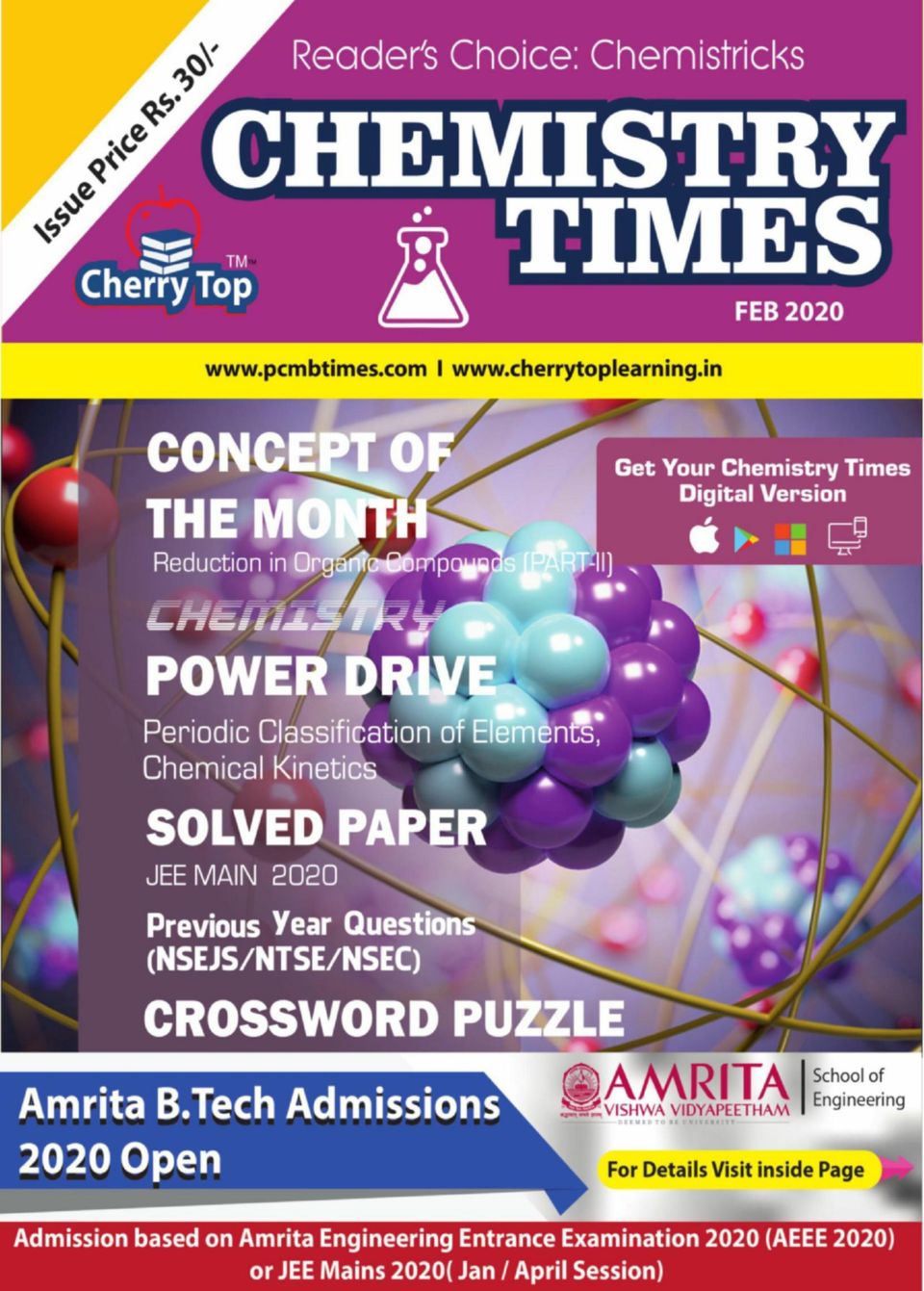 Get digital access to CHEMISTRY TIMES - February 2020 issue | Magzter.com