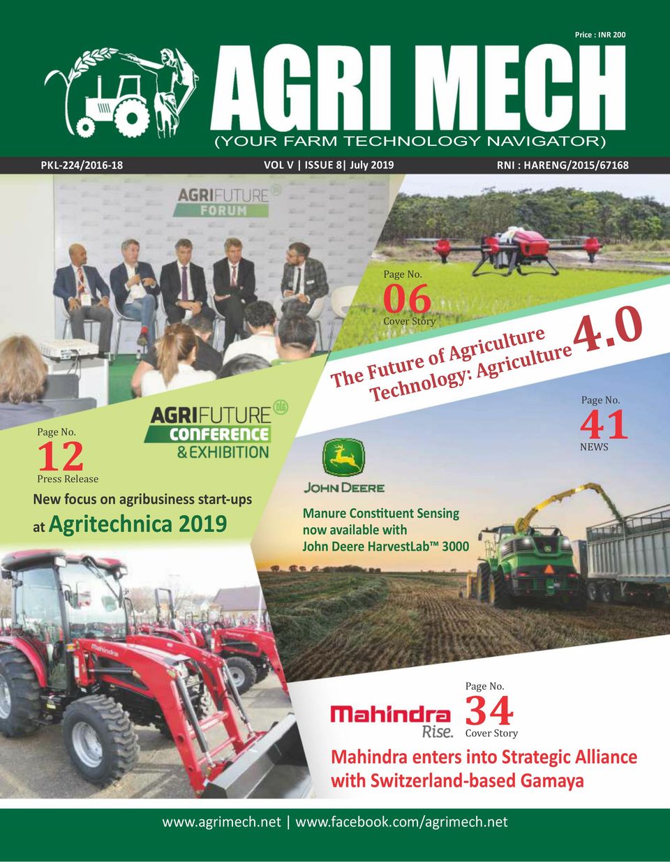 Get digital access to AGRI MECH - July 2019 issue | Magzter.com