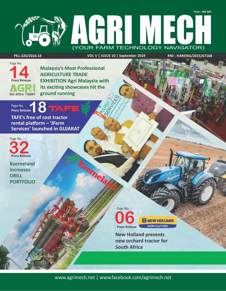 AGRI MECH-September 2019 Magazine - Get your Digital Subscription