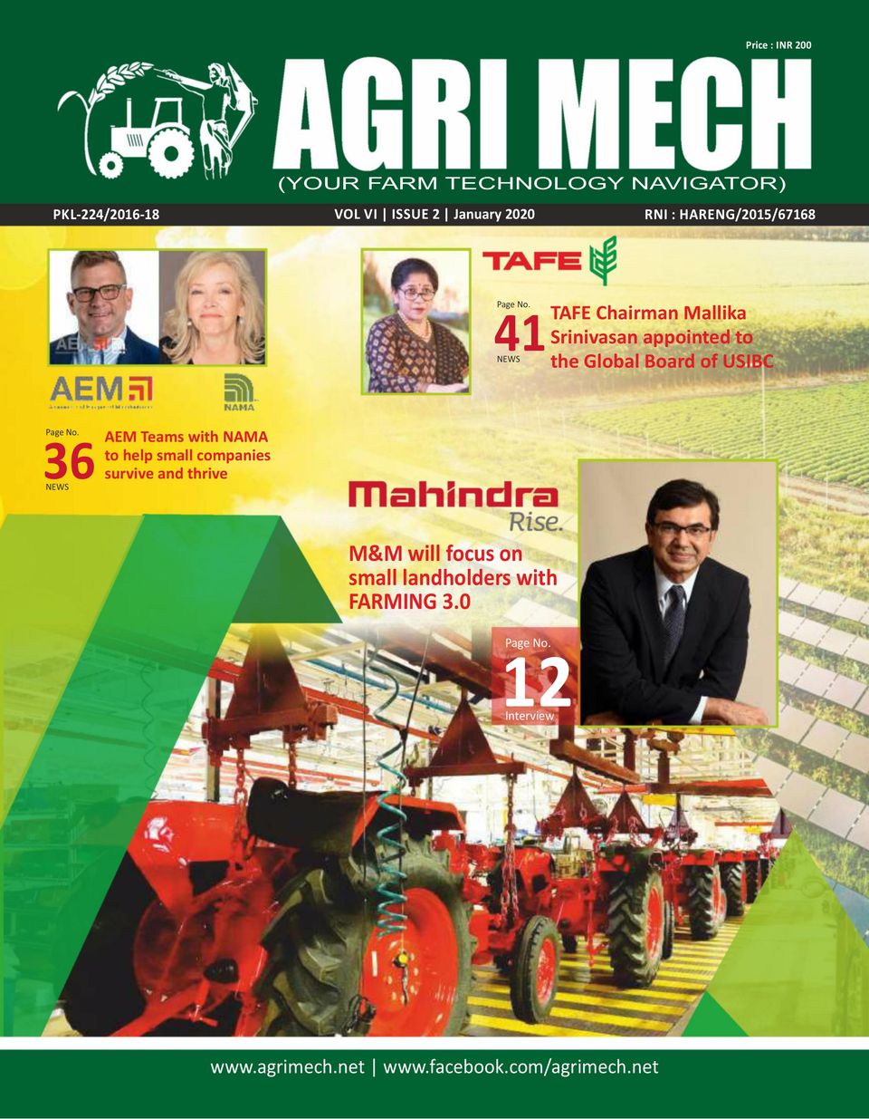 Get digital access to AGRI MECH - January 2020 issue | Magzter.com