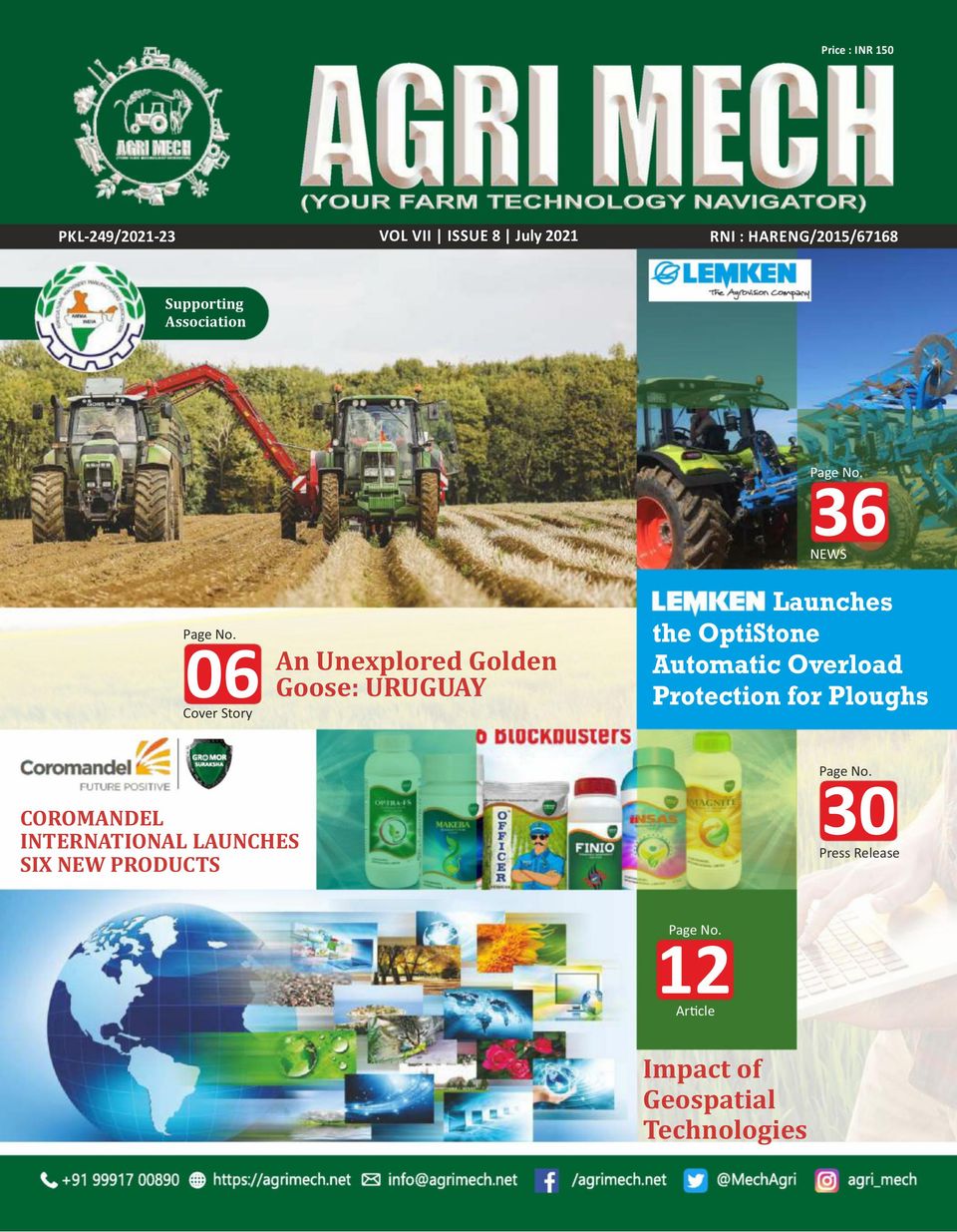 AGRI MECH-July 2021 Magazine - Get your Digital Subscription