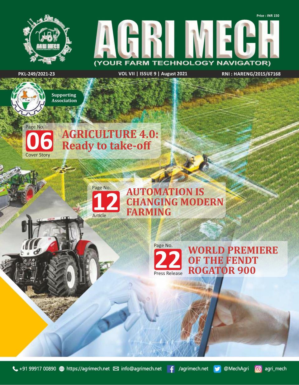 Get digital access to AGRI MECH - August 2021 issue | Magzter.com
