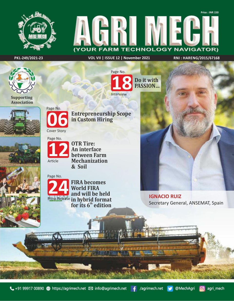Get digital access to AGRI MECH - November 2021 issue | Magzter.com