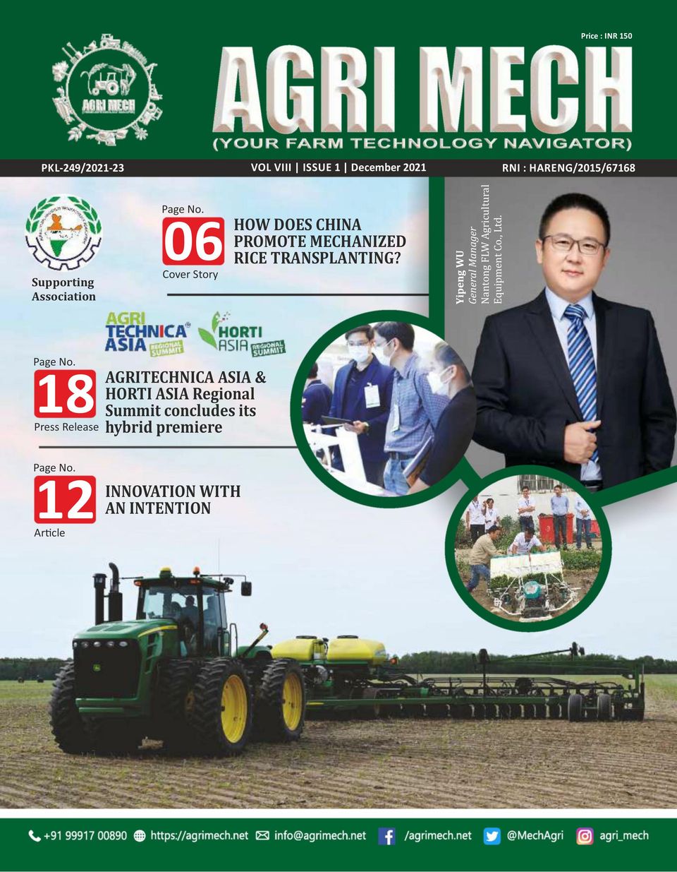 AGRI MECH-December 2021 Magazine - Get your Digital Subscription