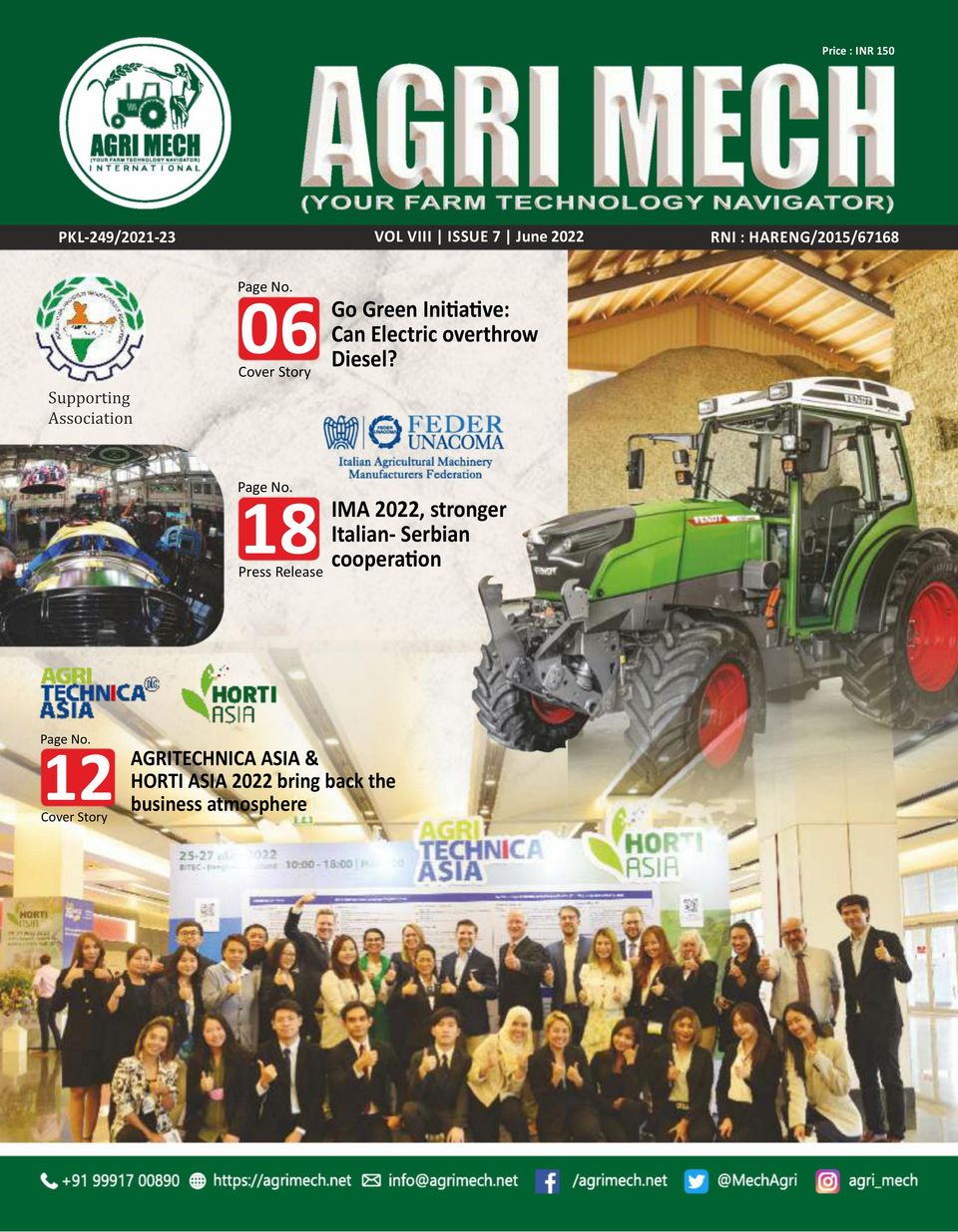 Get digital access to AGRI MECH - June 2022 issue | Magzter.com