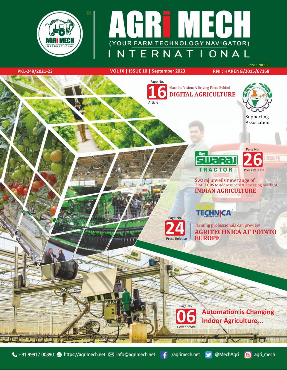 Get digital access to AGRI MECH - September 2023 issue | Magzter.com
