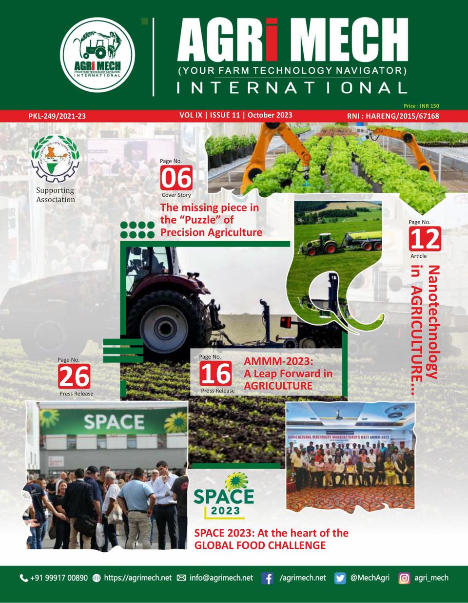 Get digital access to AGRI MECH - October 2023 issue | Magzter.com