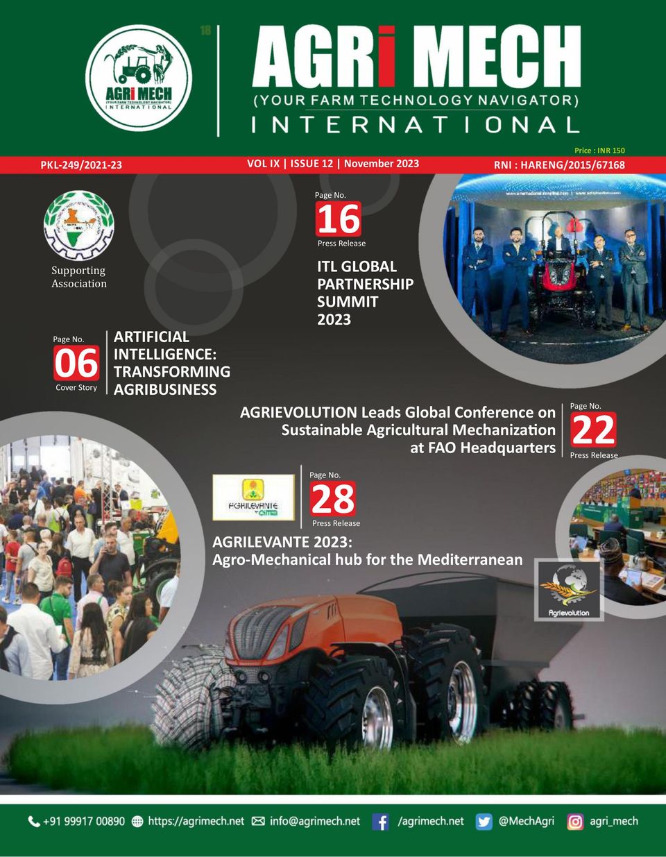 Get digital access to AGRI MECH - November 2023 issue | Magzter.com