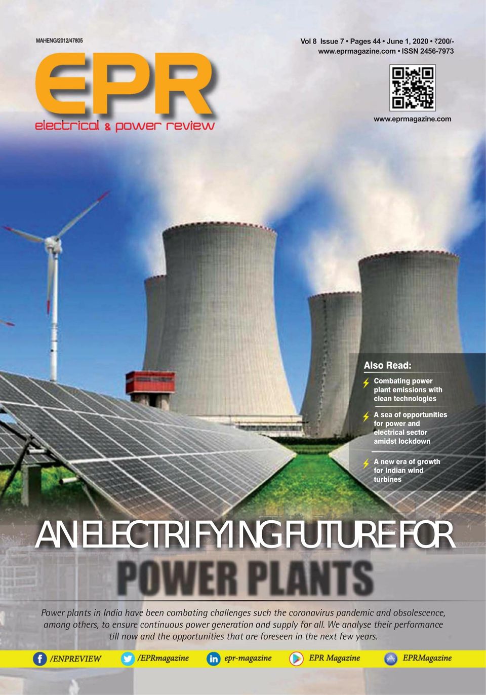 EPR Magazine (Electrical & Power Review) Magazine