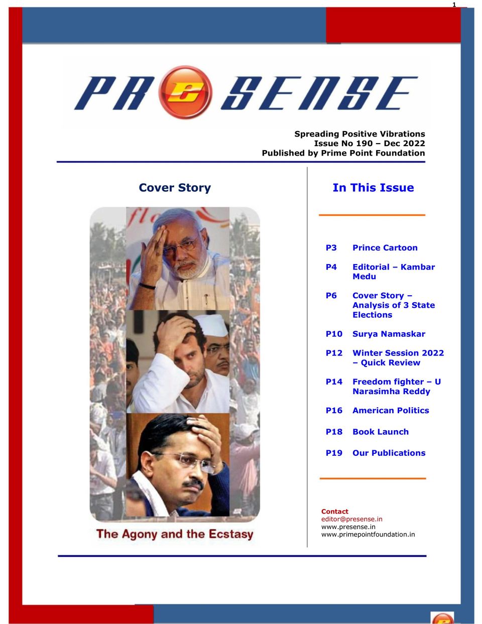PreSense-December 2022 Magazine - Get your Digital Subscription