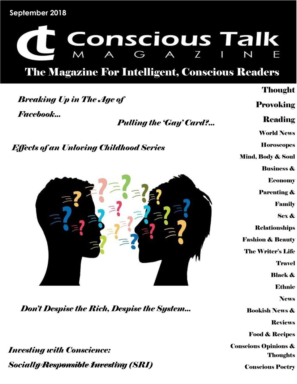 Get digital access to Conscious Talk Magazine Magazine | Magzter.com