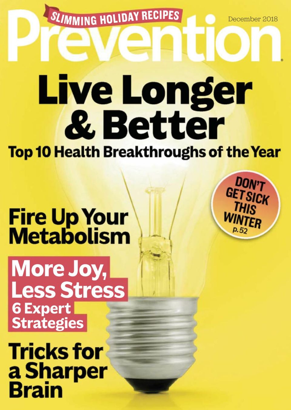 Get digital access to Prevention US - December 2018 issue | Magzter.com