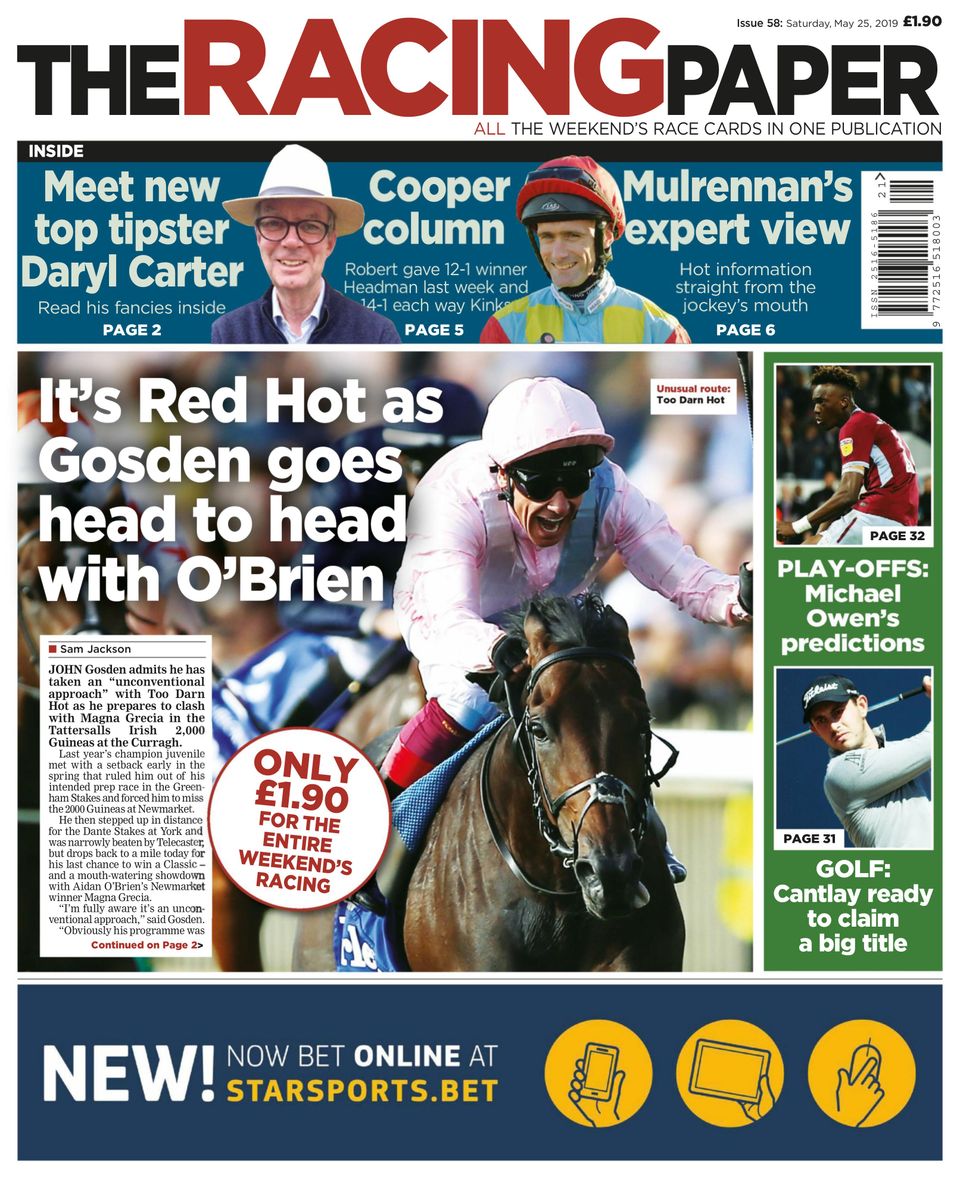 Get digital access to The Racing Paper - May 25, 2019 issue | Magzter.com