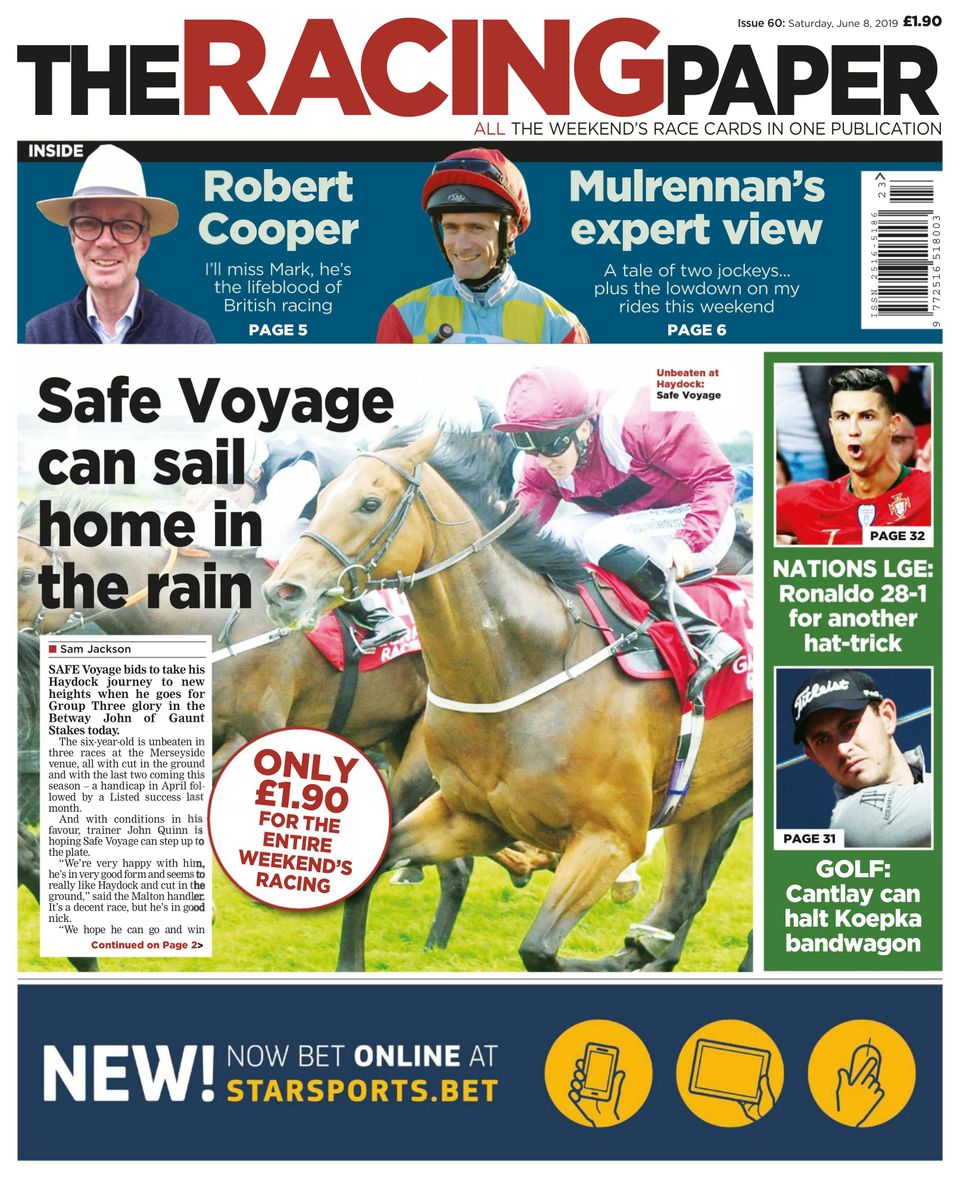 Get digital access to The Racing Paper - June 08, 2019 issue | Magzter.com