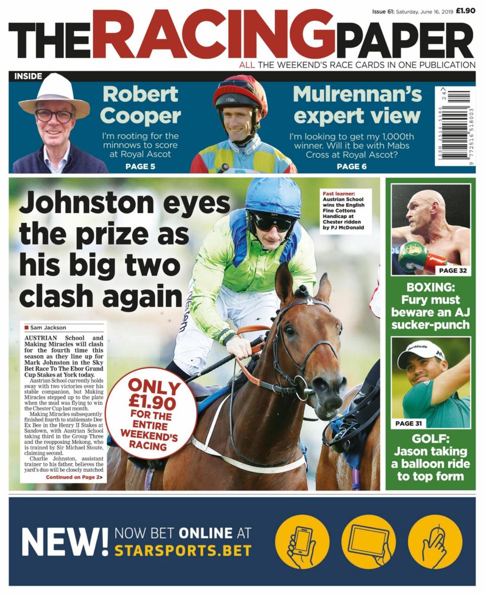 Get digital access to The Racing Paper - June 15, 2019 issue | Magzter.com