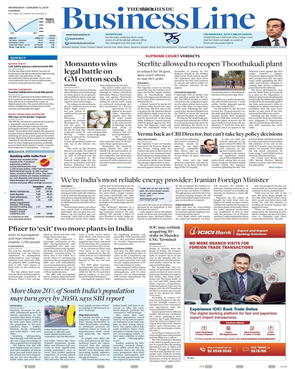 The Hindu Business Line-January 09, 2019 Newspaper