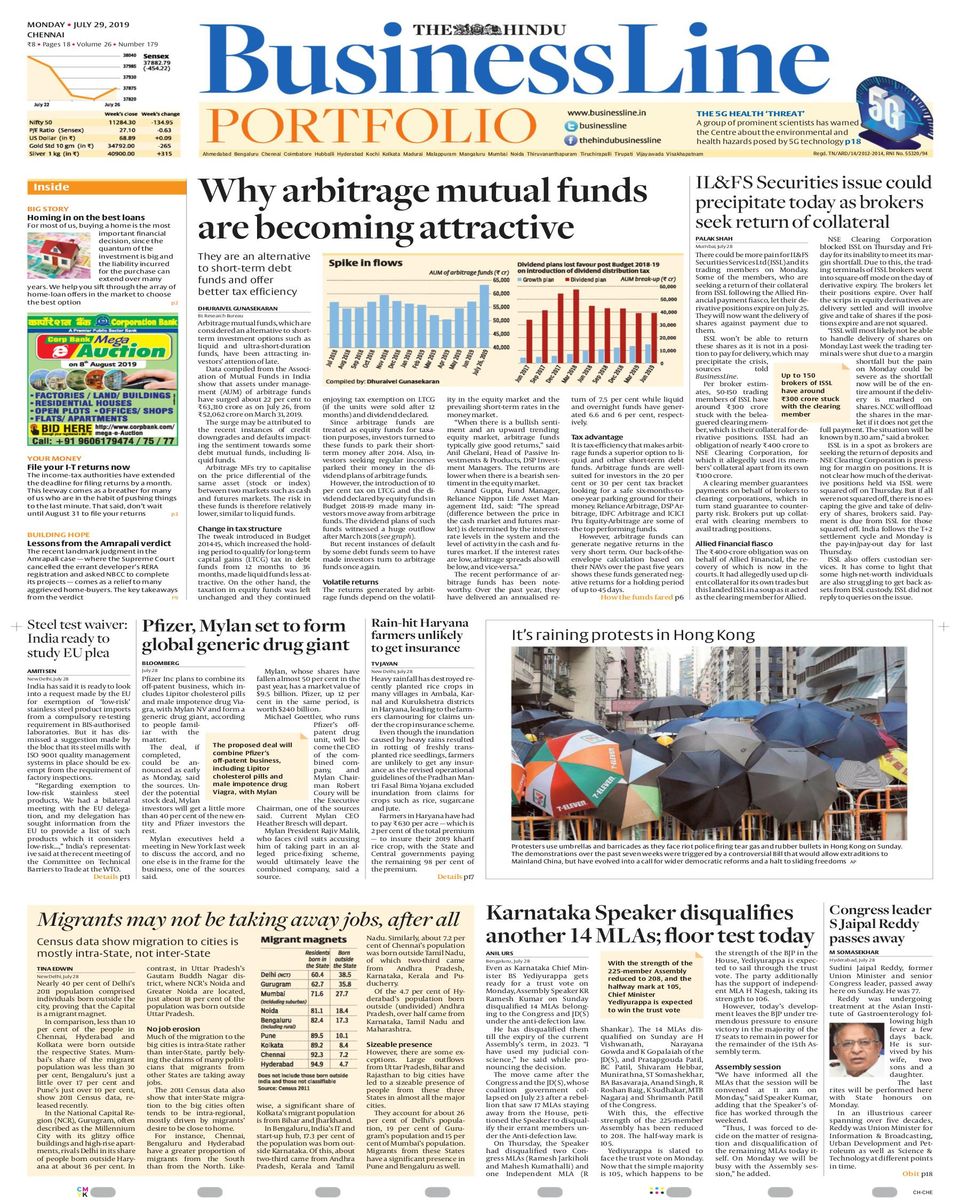 The Hindu Business Line-July 29, 2019 Newspaper