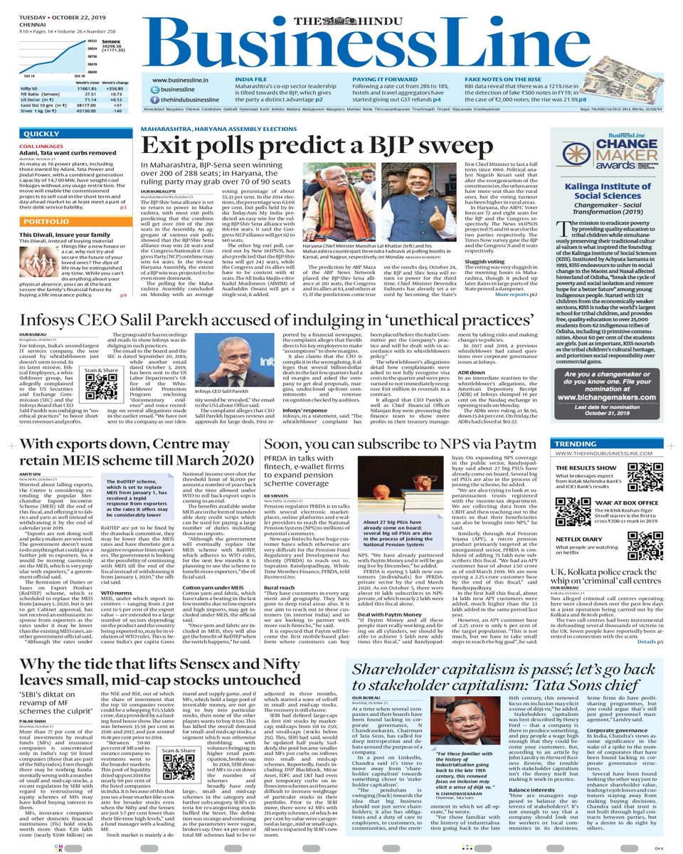The Hindu Business Line-October 22, 2019 Newspaper