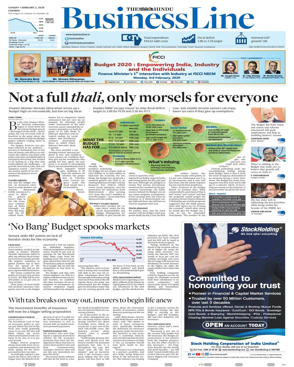 Get digital access to The Hindu Business Line - February 02, 2020 issue ...