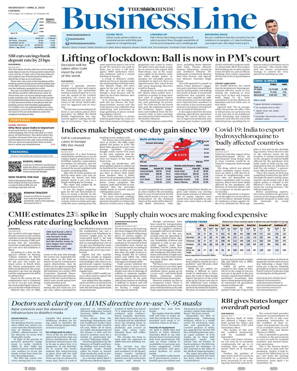 The Hindu Business Line-April 08, 2020 Newspaper