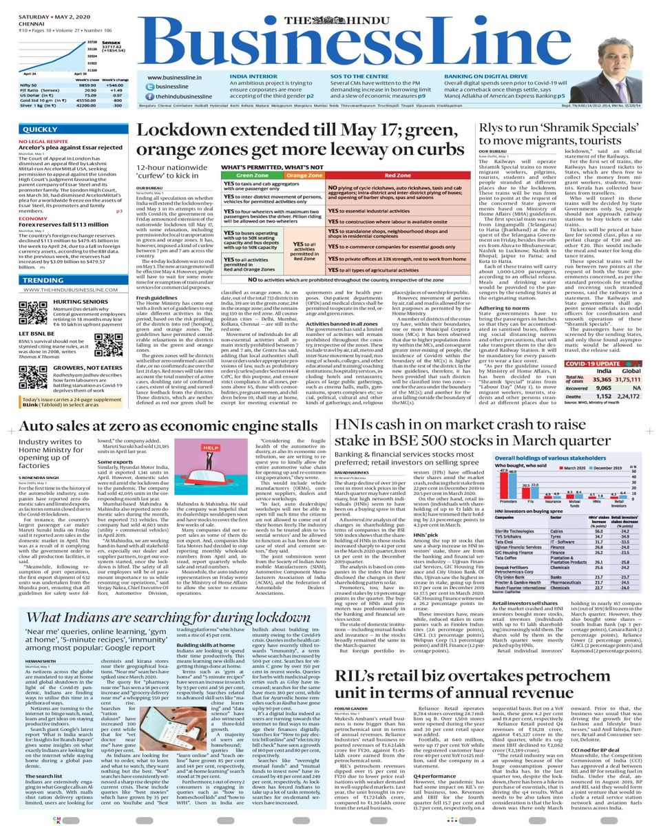 The Hindu Business Line-May 02, 2020 Newspaper