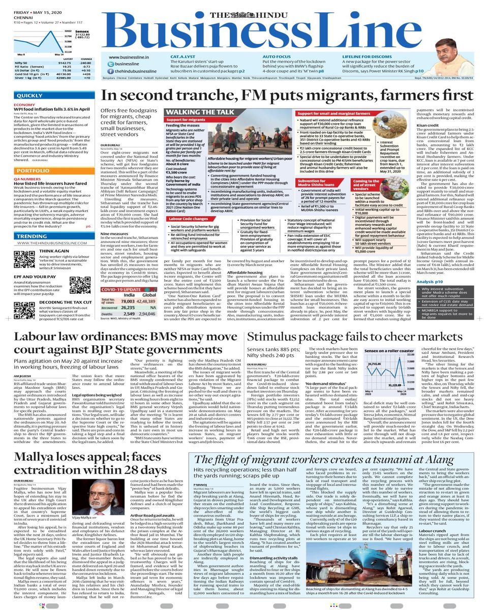 The Hindu Business Line-May 15, 2020 Newspaper